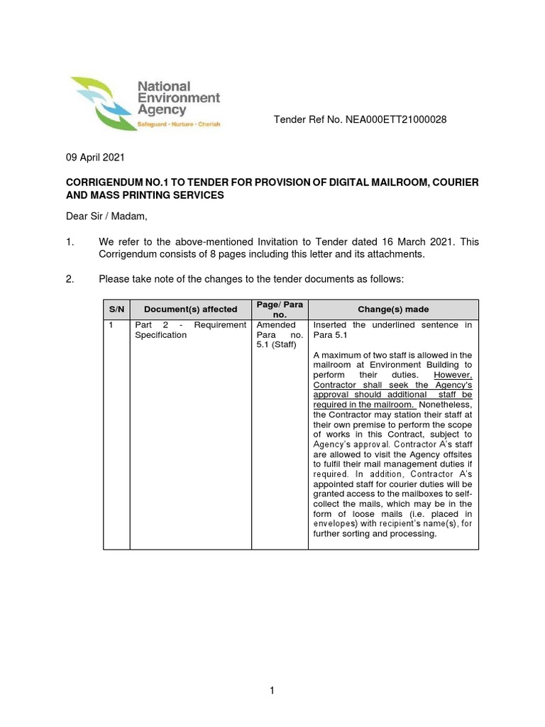 Corrigendum No-1 | PDF | Mail | Optical Character Recognition