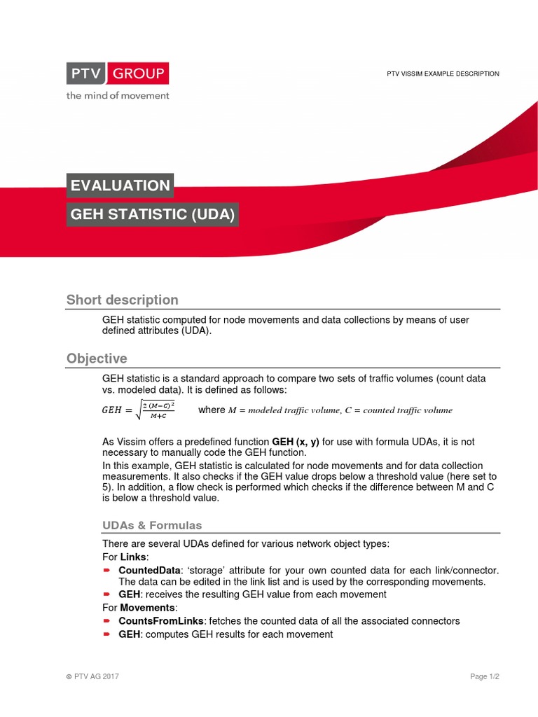 GEH Statistic ENG | PDF | Boolean Data Type | Data