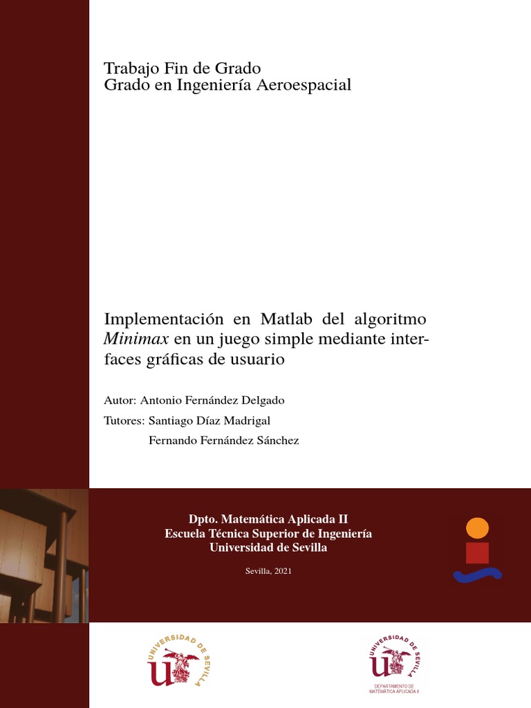 Implementación del algoritmo Minimax en Matlab para la resolución de un ...