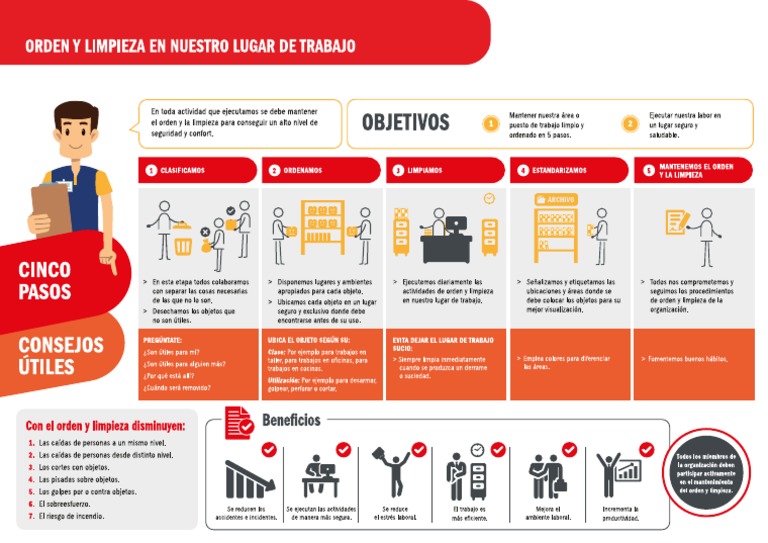Orden y Limpieza en Nuestro Lugar de Trabajo | PDF