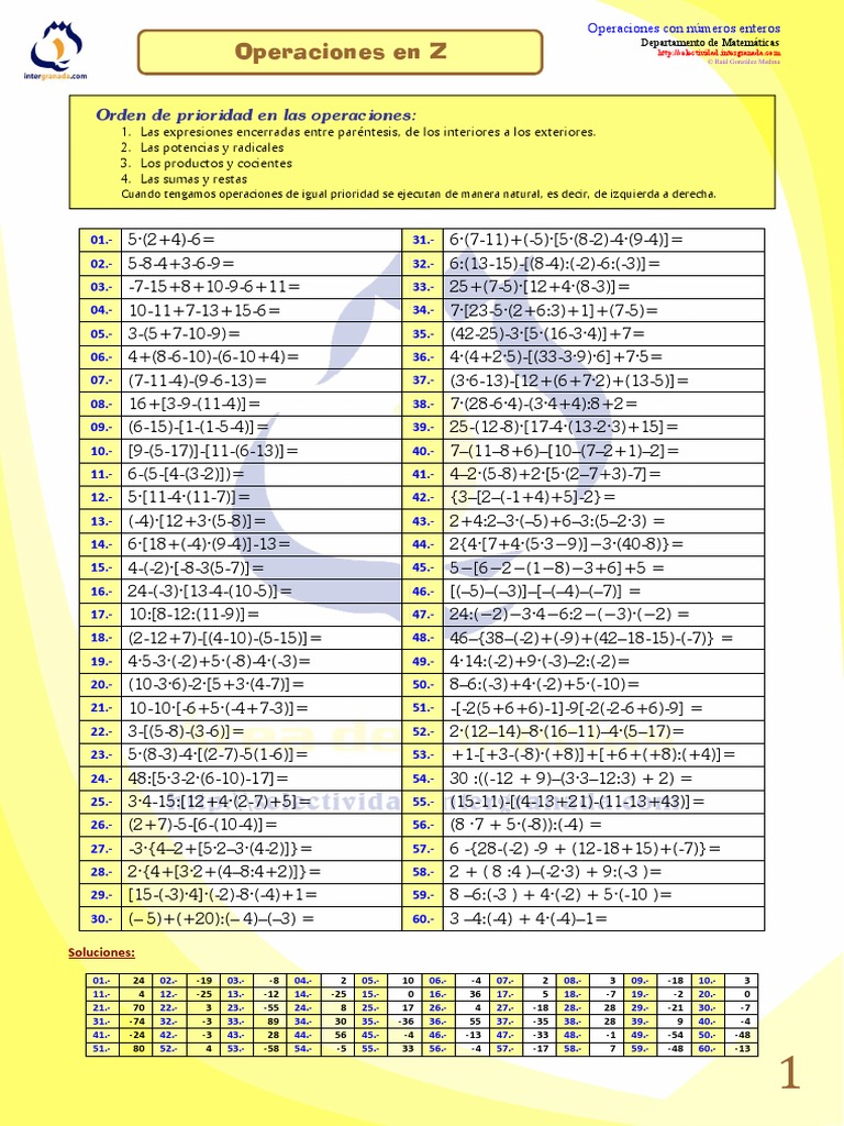 Operaciones en Z | PDF | Computadoras