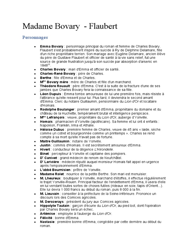 Madame Bovary | PDF | Madame Bovary | Romans