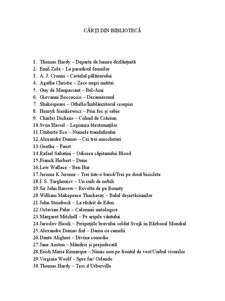 Cărți Din Bibliotecă | PDF
