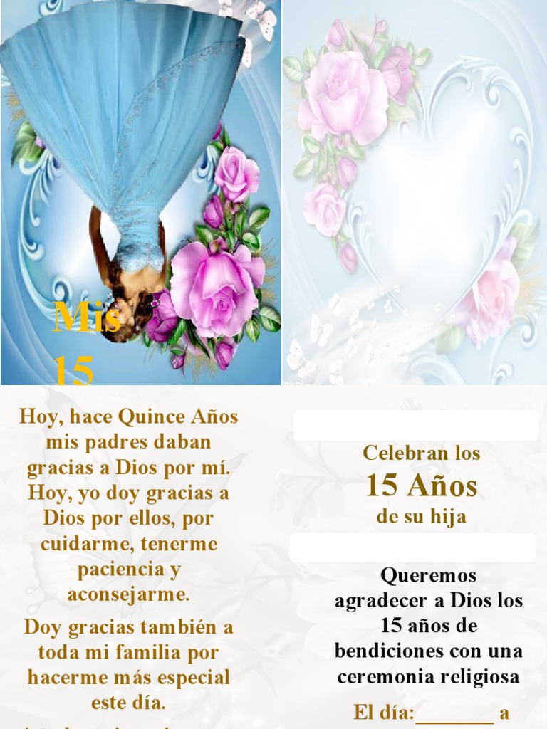 Tarjeta 15 Años | PDF