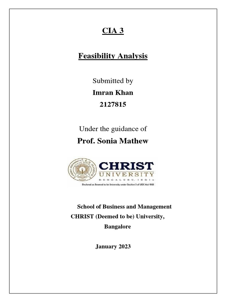 Cia 3 Entp 2127815 | PDF | Feasibility Study | E Commerce