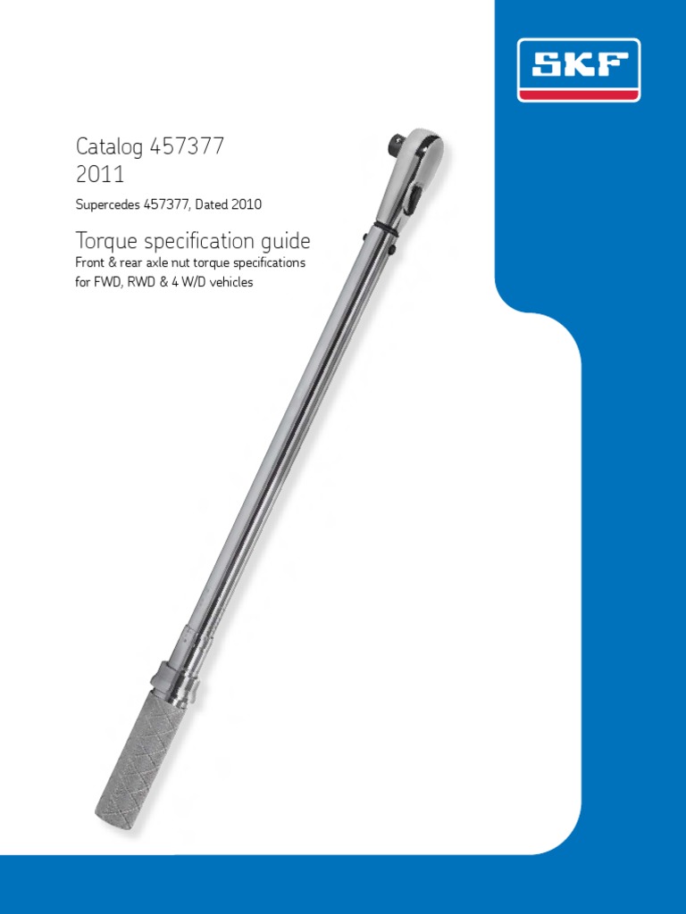 Axle Nut Torque Specs | PDF | Axle | Four Wheel Drive