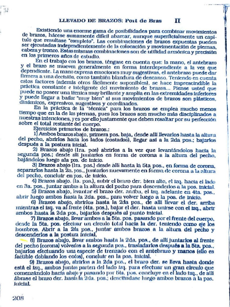 Port de Bras Ballet | PDF