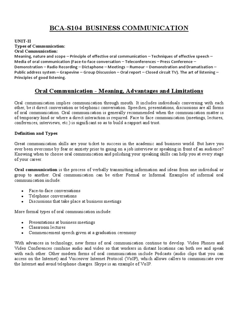 Unit 2 (Communication) | PDF | Communication | Breathing