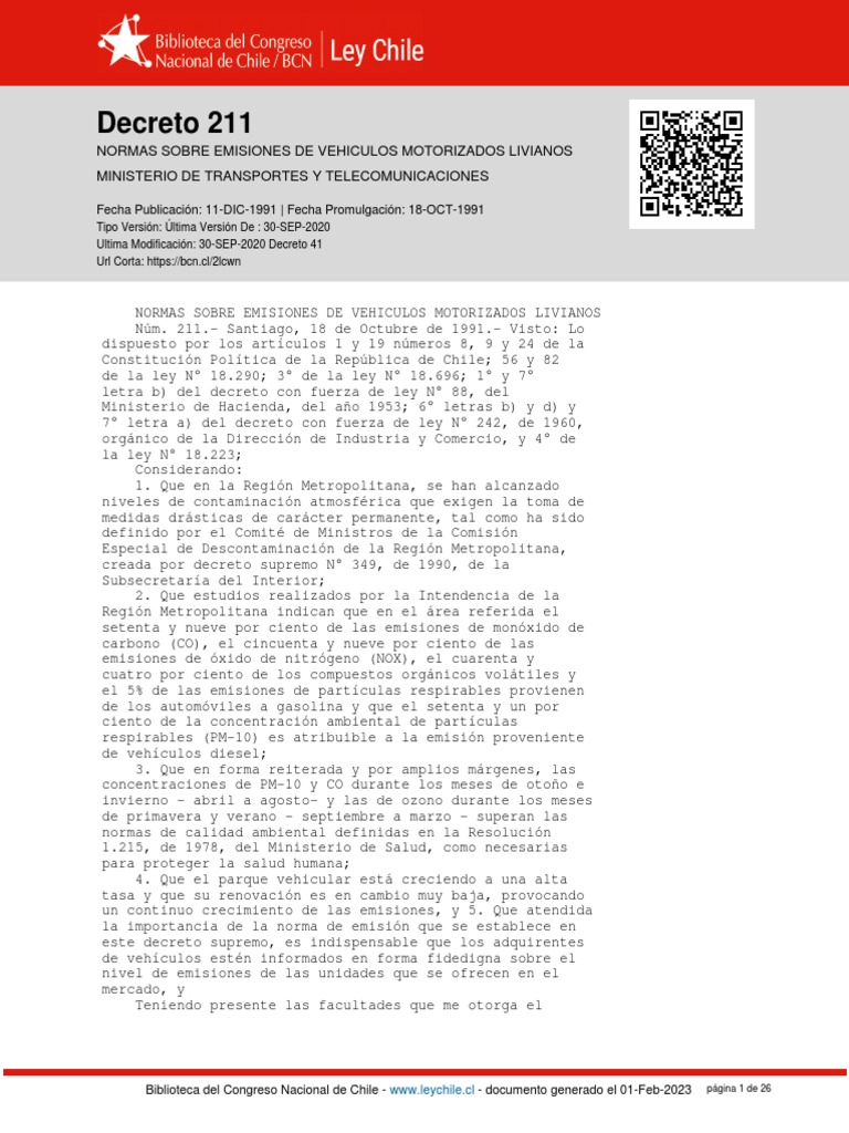 Dto 211 - 11 Dic 1991 | PDF