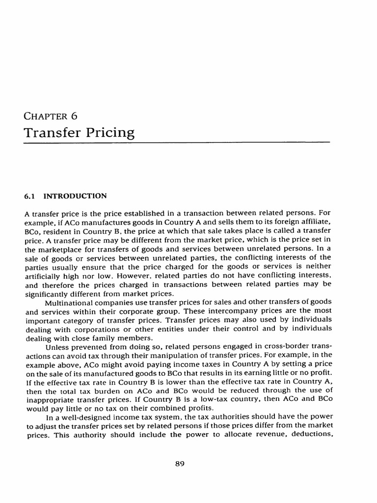Understanding Transfer Pricing Dynamics | PDF | Finance & Money ...