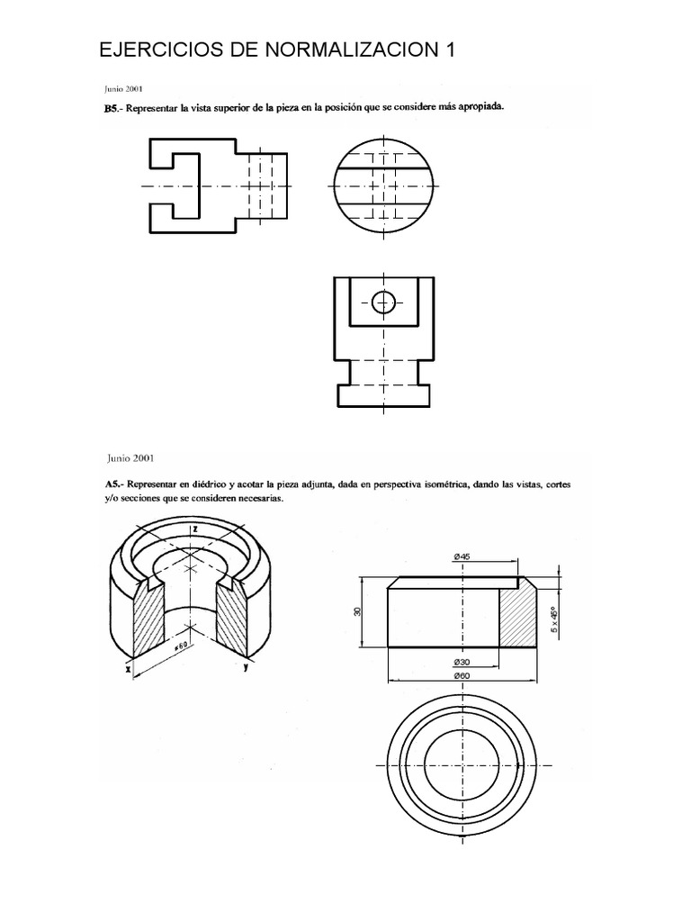 Ejercicios de Normalizacion Soluciones | PDF