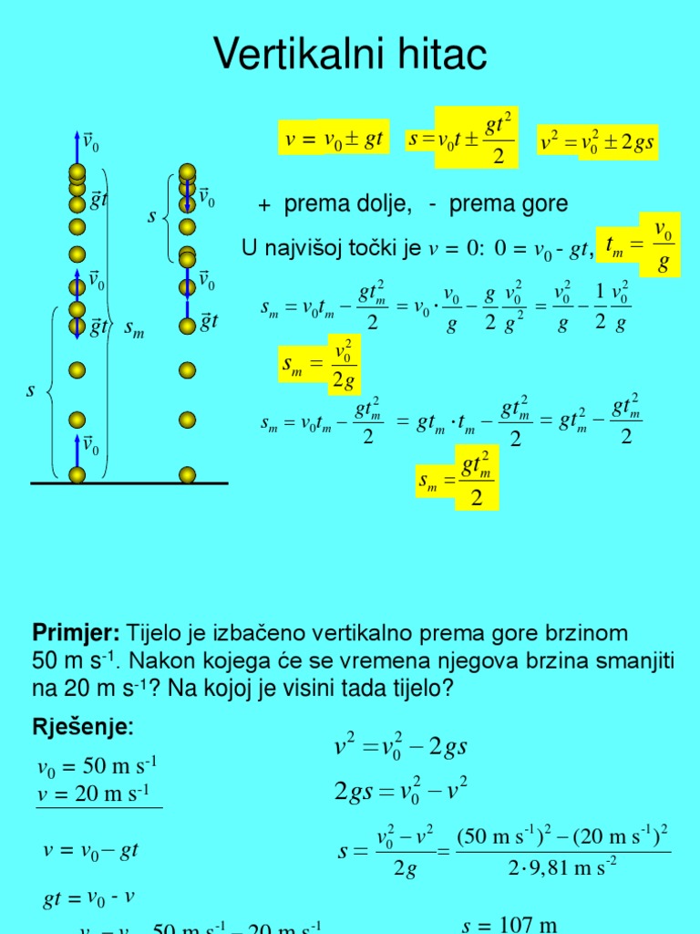 22 Vertikalni Hitac | PDF