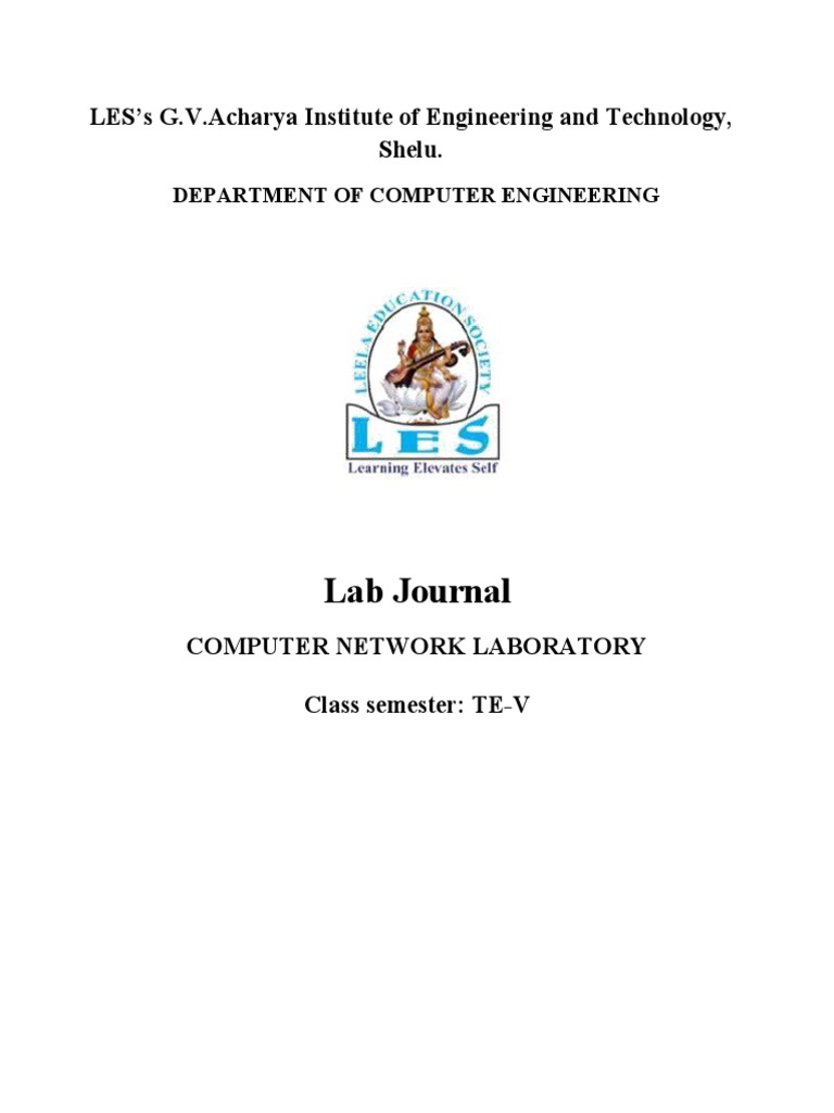 CN Lab Manual (2018 19) | PDF | Osi Model | Computer Network