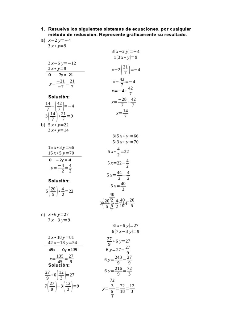 Ejercicios de Algebra Unid. 3 | PDF | Álgebra | Matemáticas