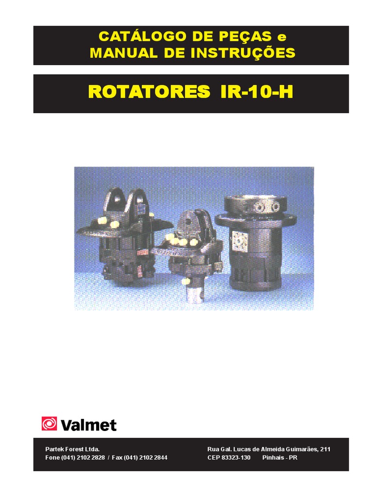 Catálogo de Peças Rotator IR-10H | PDF