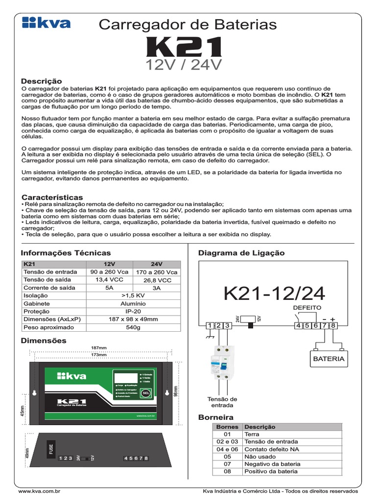 DataSheet K21 | PDF | Bens manufaturados | Eletromagnetismo