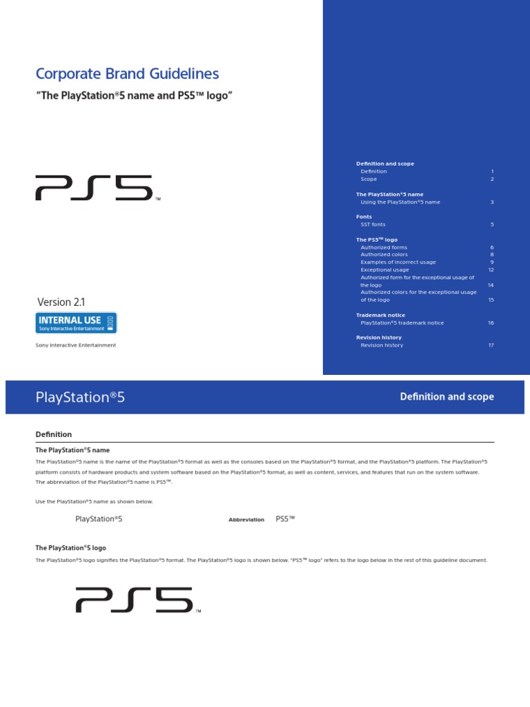 PS5 Ver2 1 | PDF | Play Station | Logos