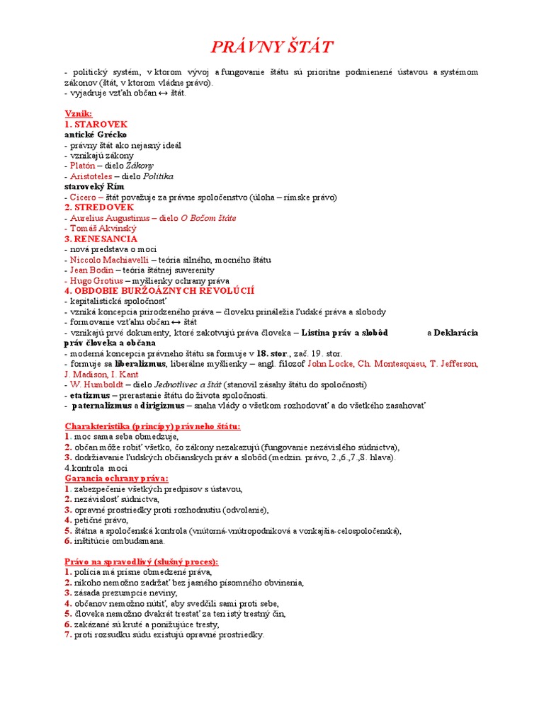 16 Pravny Stat | PDF