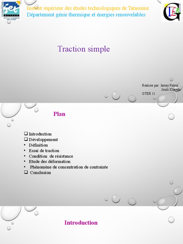 Traction | PDF | Déformation plastique | Résistance des matériaux