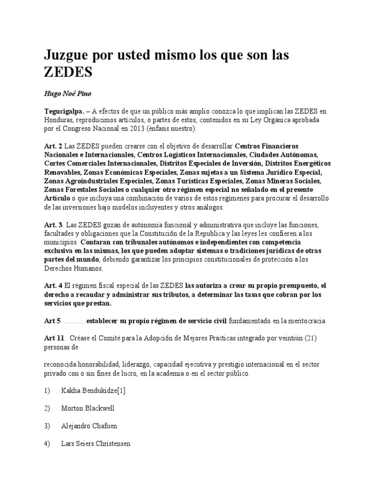 Analisis Ley de Las Zedes Por Hugo Noe Pino | PDF | Dominio eminente ...