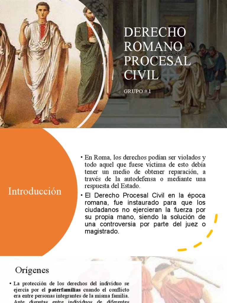 Derecho Romano Procesal Civil | PDF | Ley procesal | Juez