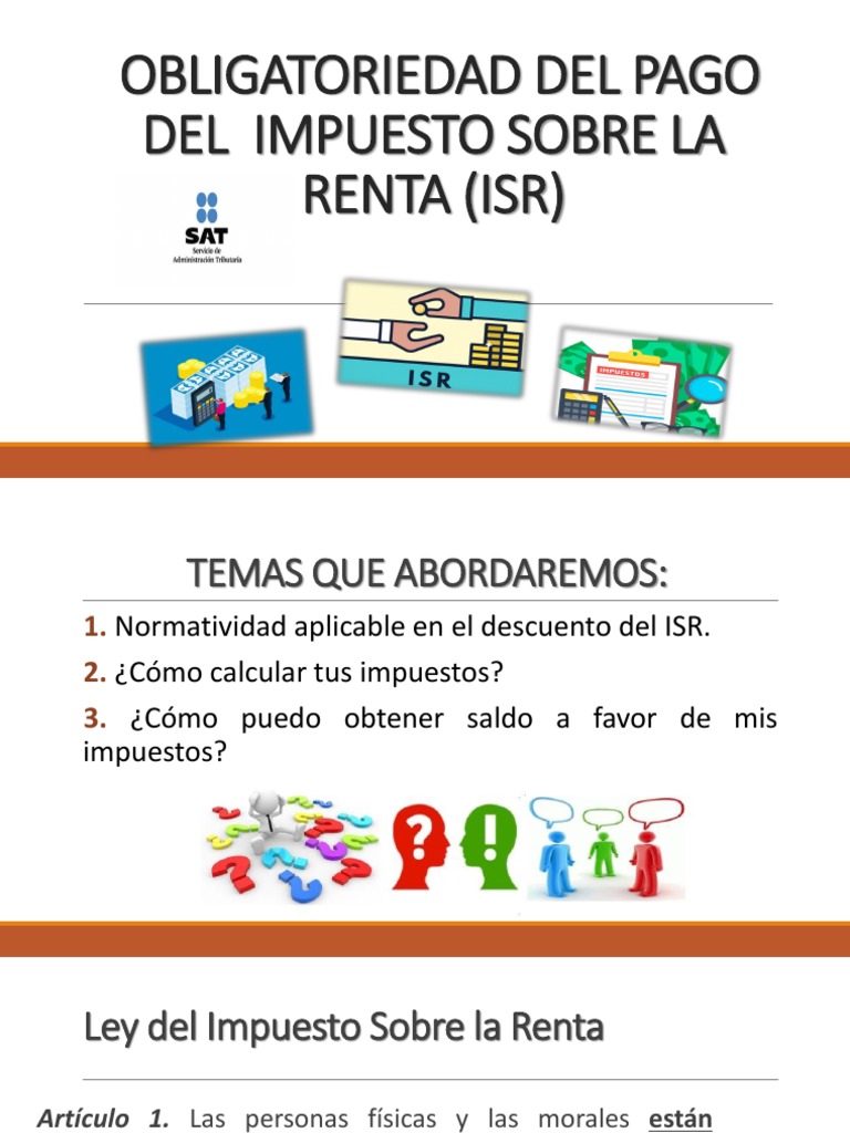 Calculo ISR | PDF | Impuesto sobre la renta | Impuestos