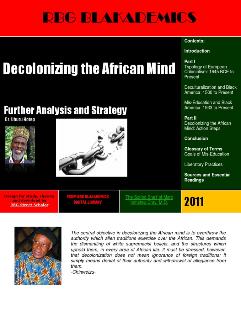 Decolonization of The African Mind | Download Free PDF | Reconstruction ...