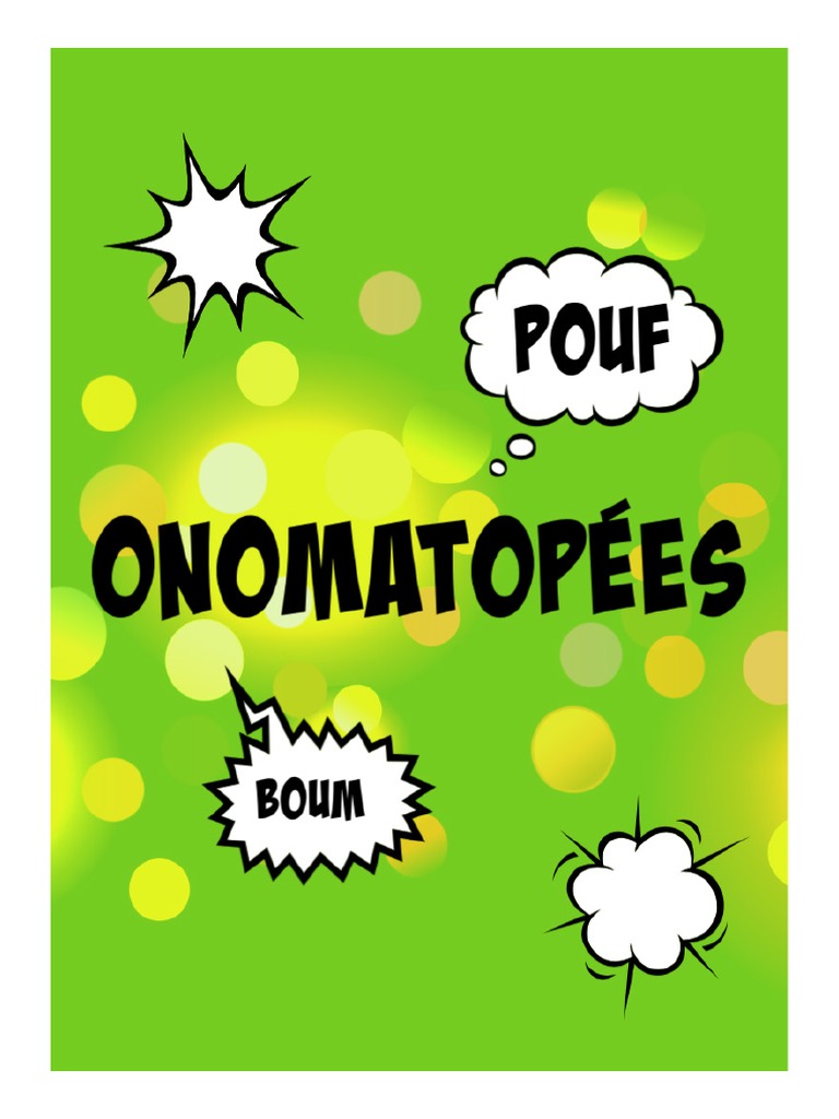 Onomatopées | PDF