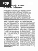 Social Connectedness Scale | PDF | Psychology | Psychotherapy