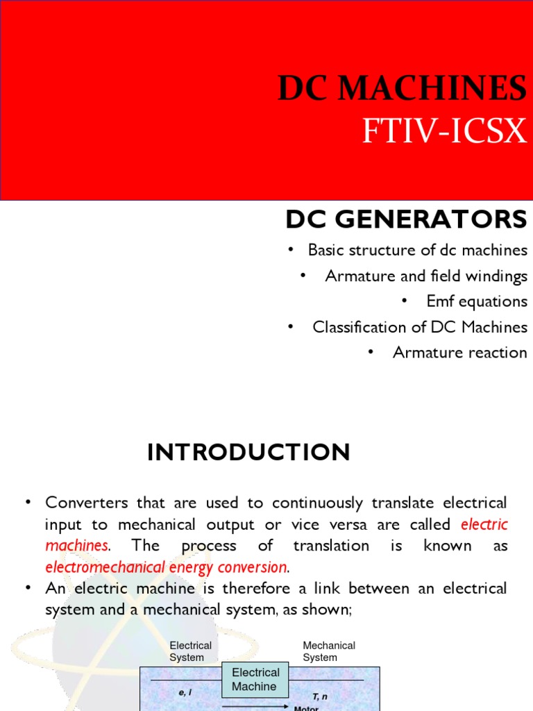 DC Machines: Structure and Function | PDF | Electric Motor | Electric ...