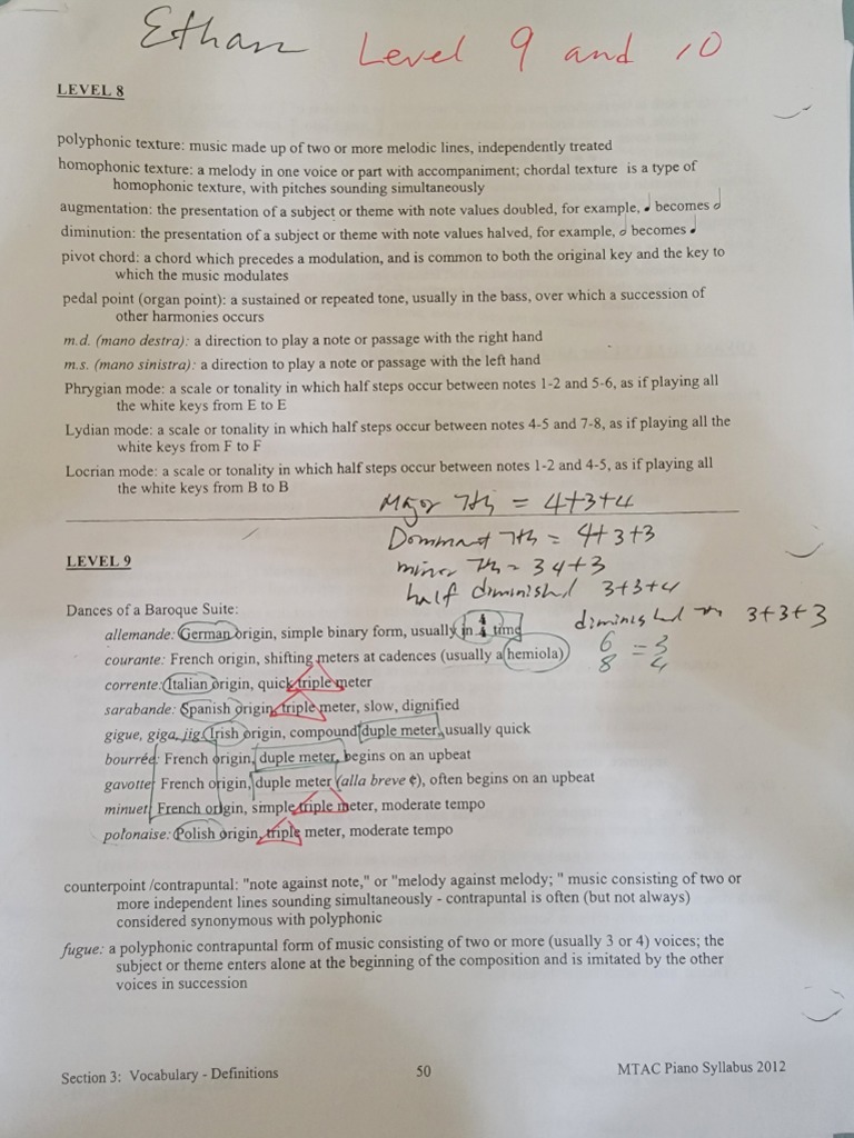 CM Vocab List | PDF