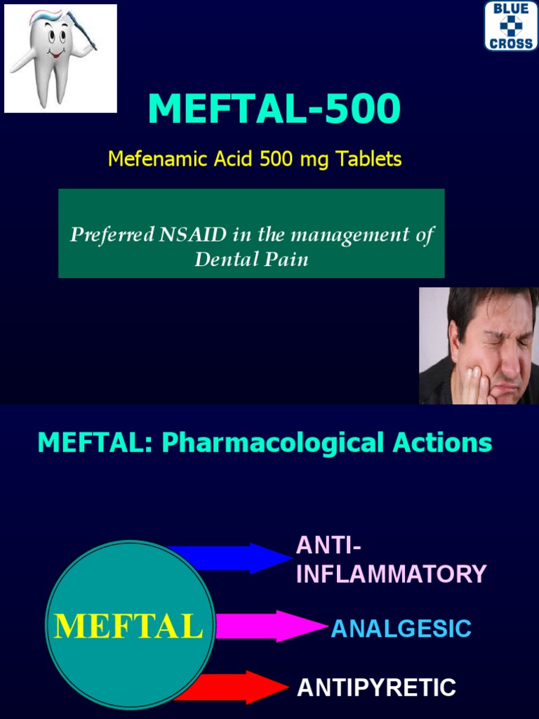 Mefenamic Acid for Dental Pain Relief | PDF | Prostaglandin | Medicine