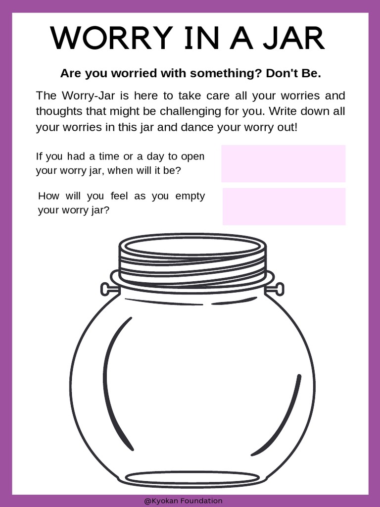 Worry Jar | PDF | Wellness