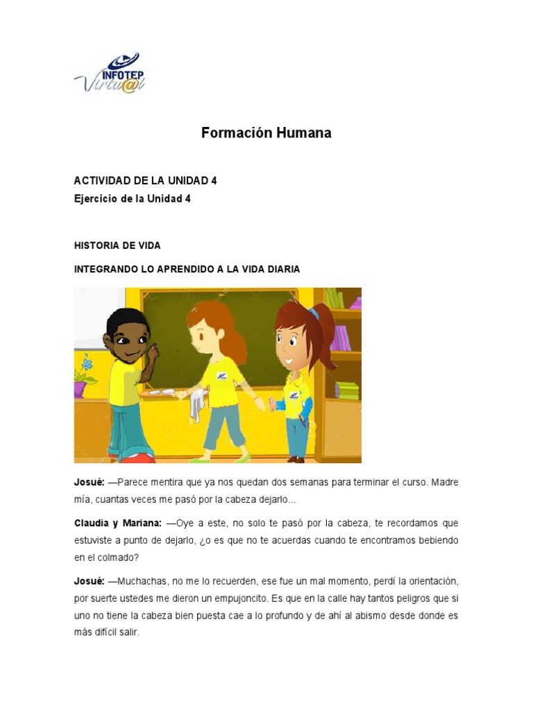 Formacion Humana Actividad de La Unidad 4 | PDF | Cooperativa | Los ...