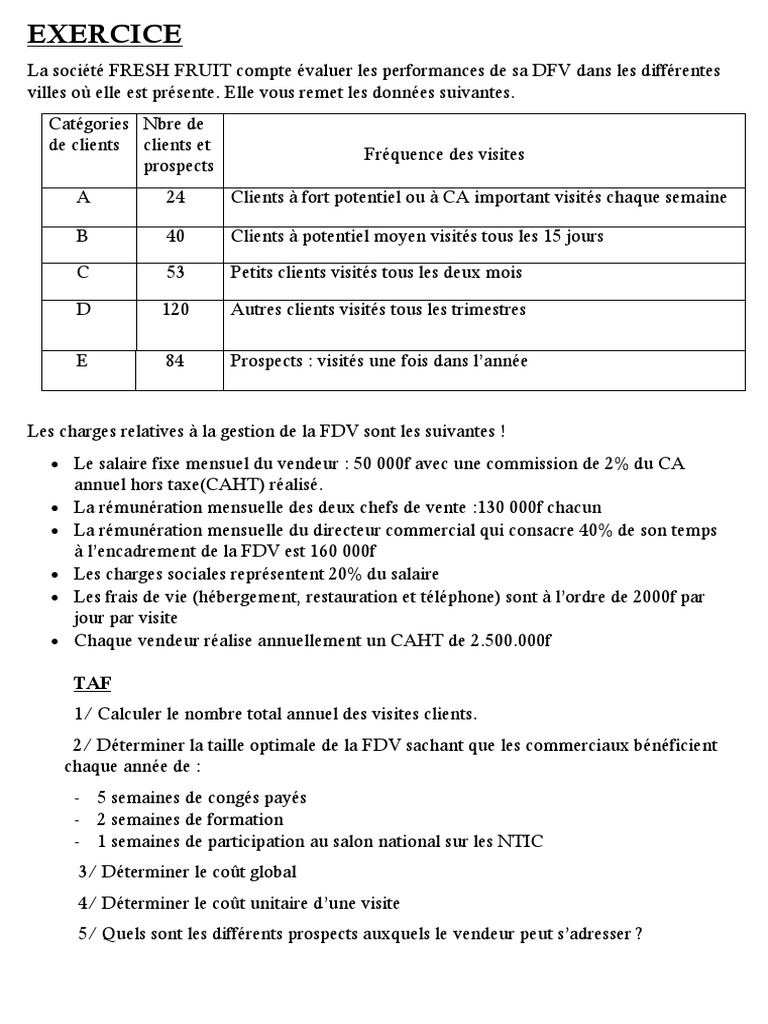 Exercice 3 | PDF
