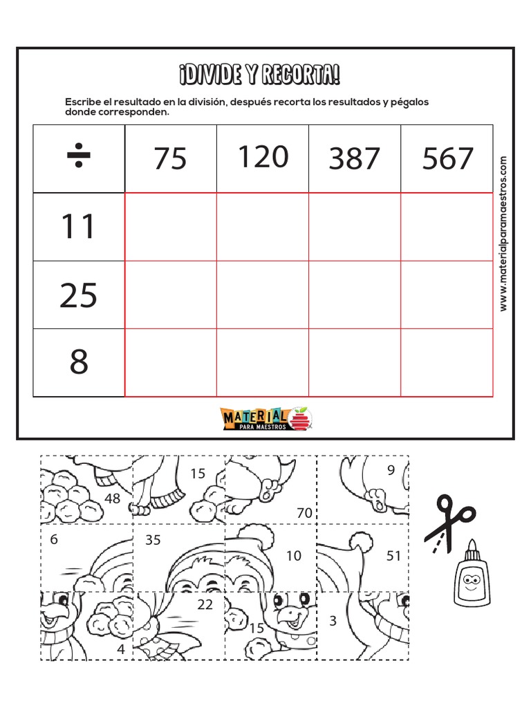 Cuadernillo de Divisiones | PDF