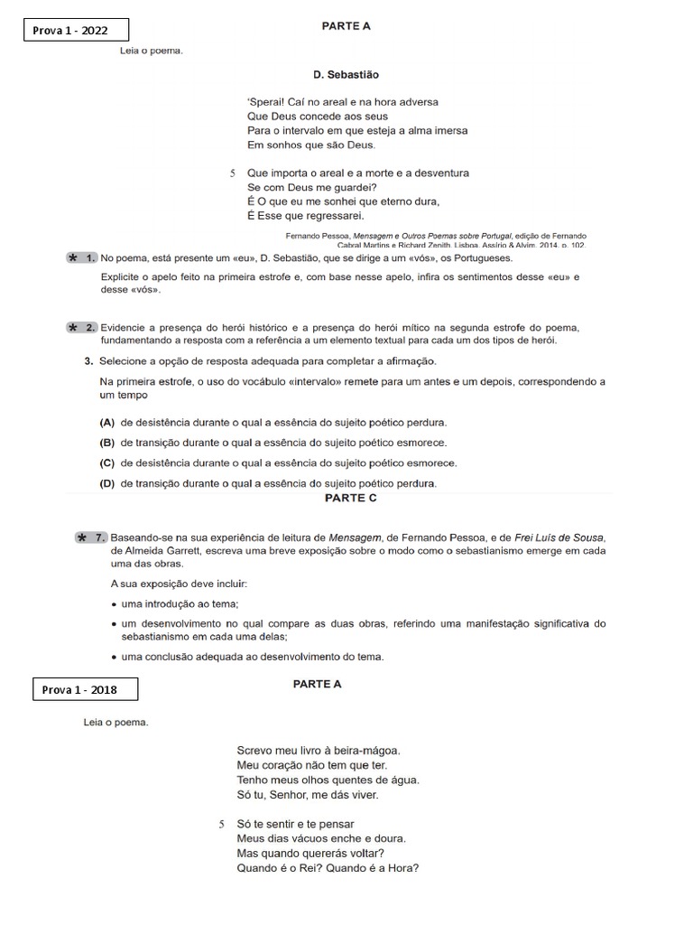 Representando o conteúdo simbólico dos heróis da Mensagem de Fernando ...