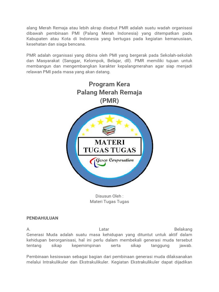 Contoh Proker 1 | PDF