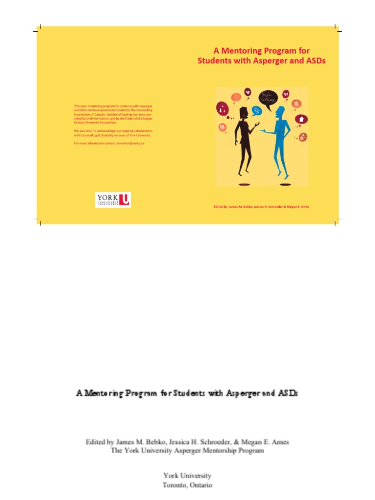 A Mentoring Program For Students With Asperger and ASDs | PDF | Autism ...