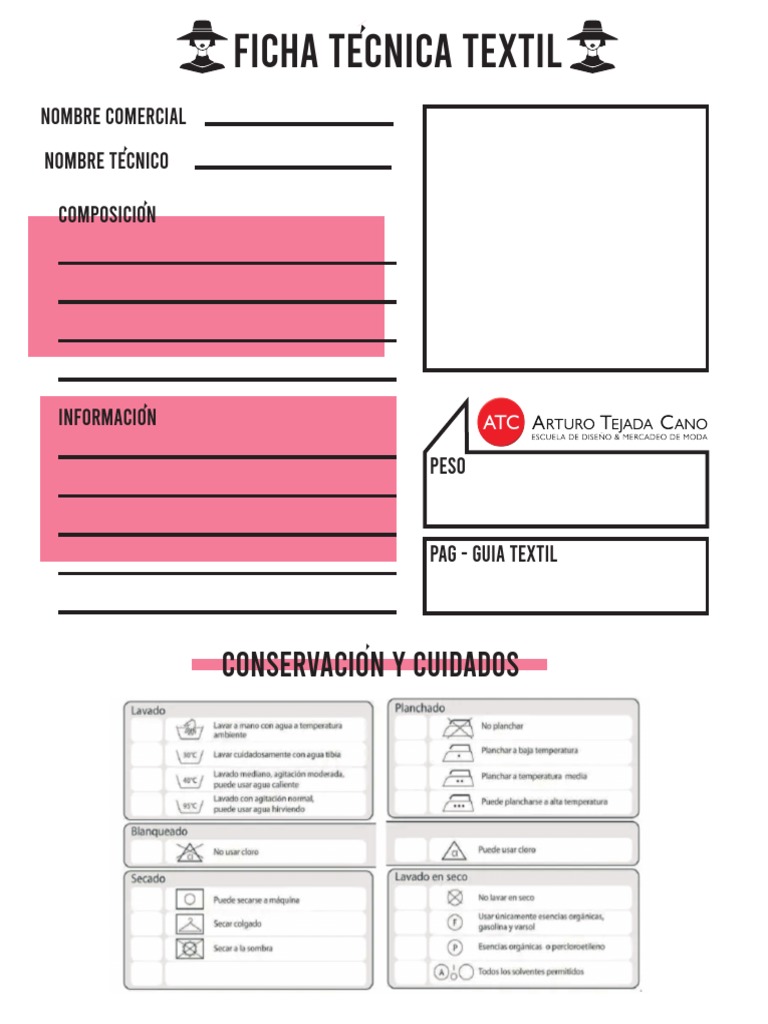 Ficha Técnica Textil | PDF