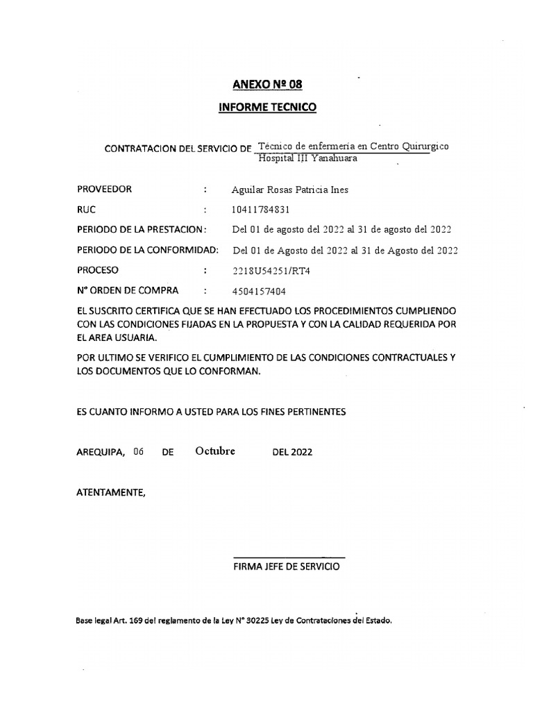 Anexo 8 Llenado | PDF