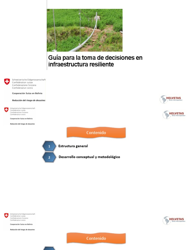 Presentación Guia de Infraestructura Resiliente 07 06 16 | PDF | Toma de decisiones | Economias