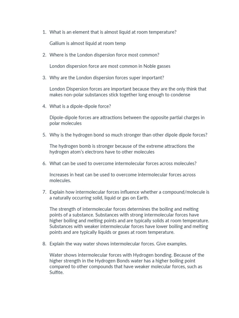 Crash Course Liquids | PDF