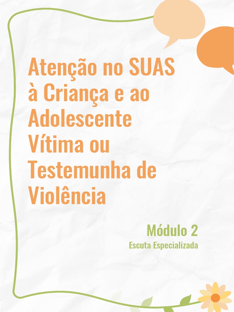 Apostila Módulo 2 - SUAS | PDF | Violência | Adolescência