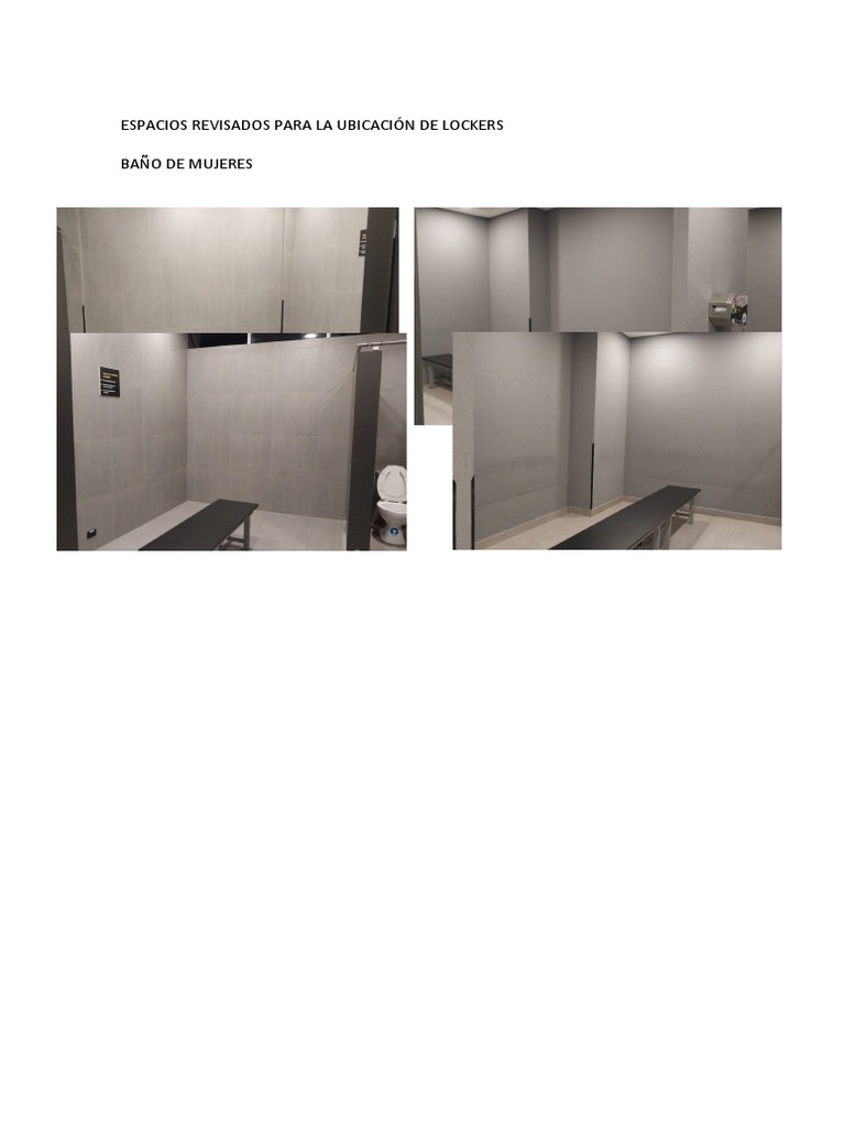 Espacios Revisados para La Ubicación de Lockers | PDF