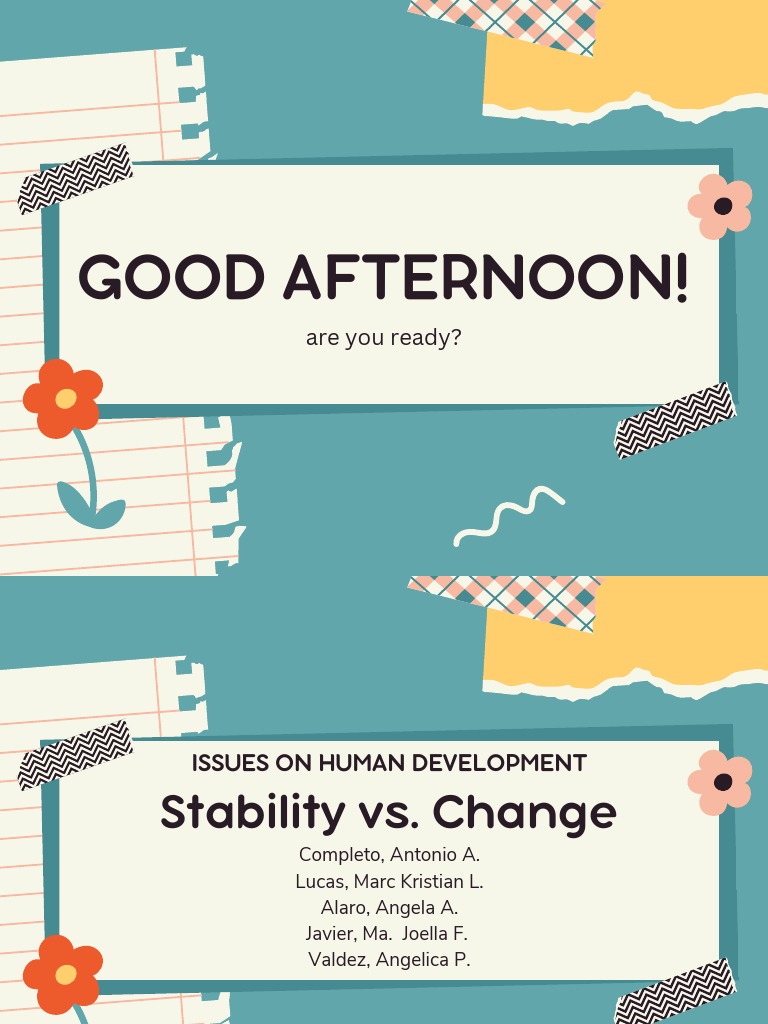 Issues On Human Development | PDF | Developmental Psychology ...