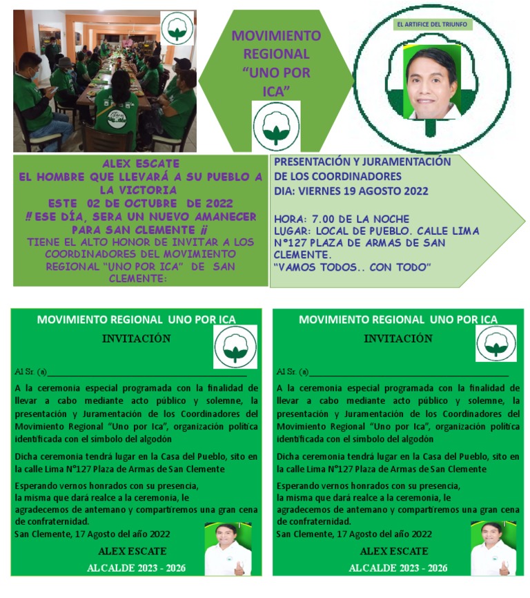 Invitacion A Ceremonia de Juramentacion 2 | PDF Invitacion A Ceremonia de Juramentacion 2 | PDF