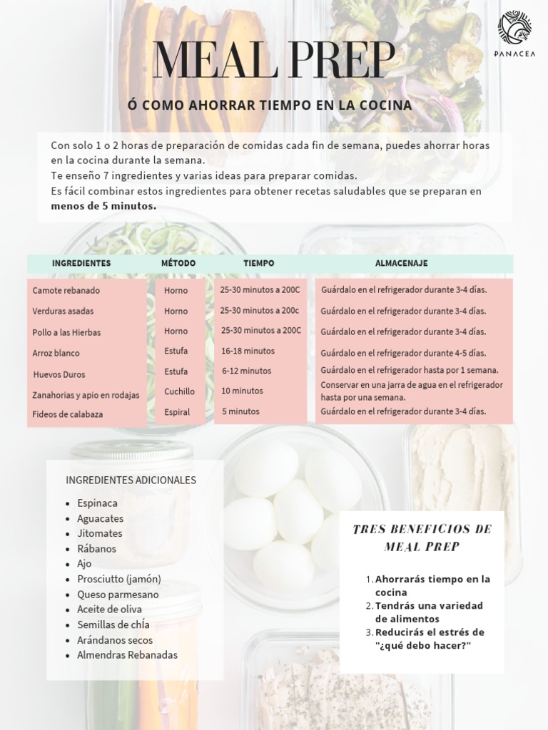 Meal Prep | PDF | Vegetales | ensalada