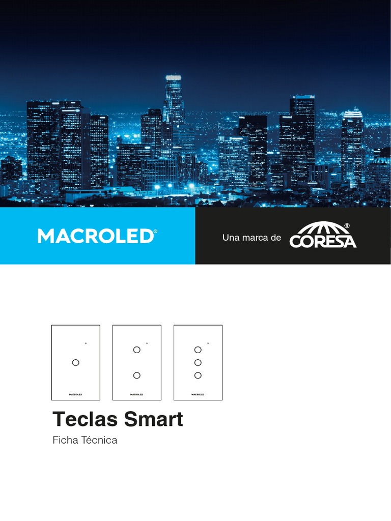 Macroled Ficha Tecnica 2022 Teclas Smart | PDF | Equipo | Electrónica
