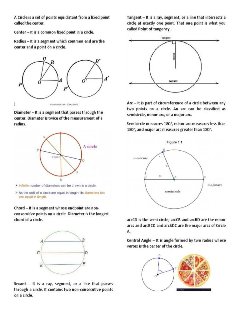 Circles | PDF | Circle | Triangle Geometry